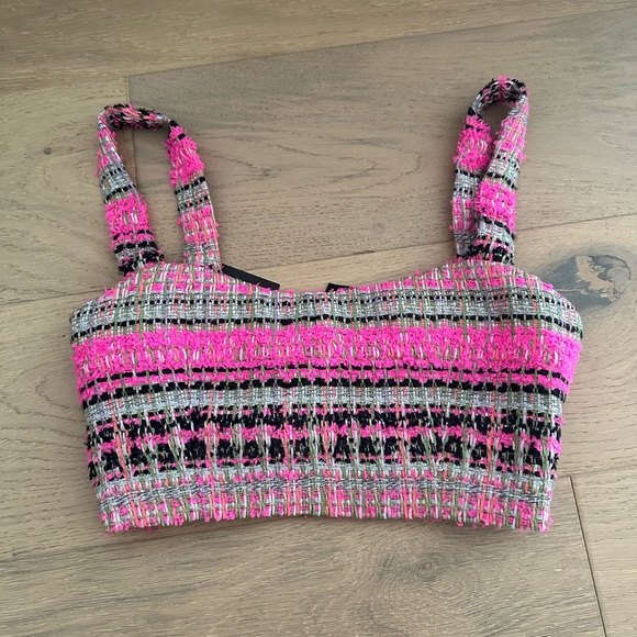 eliyah the label | Tops | Eliyah Hot Pink Crop Top | Poshmark